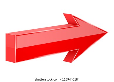Red Arrow 3d Next Sign Vector Stock Vector (Royalty Free) 1139440184 ...