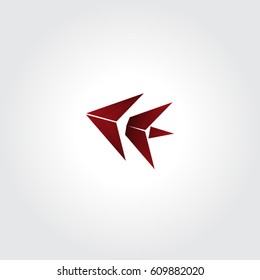 Red Arrow Business Logo Stock Vector (Royalty Free) 609882020 ...
