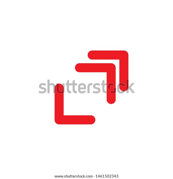 Red Arrow Logo Vector Illustration Stock Vector (Royalty Free ...