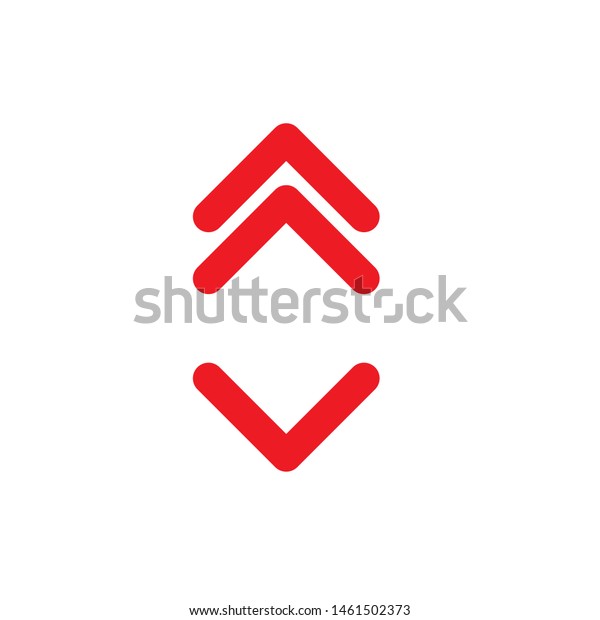 Red Arrow Logo Vector Illustration Stock Vector (Royalty Free ...