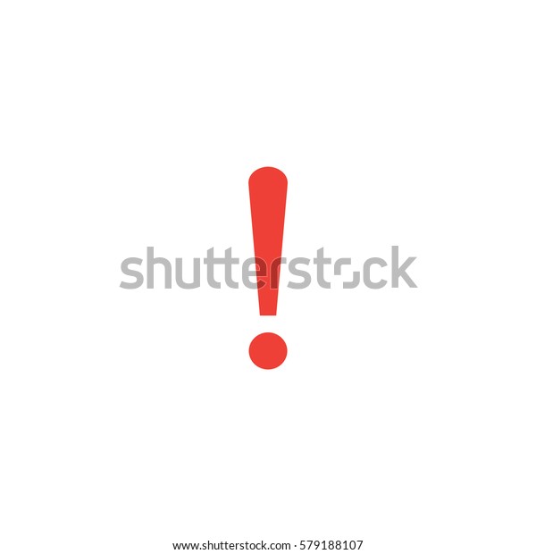 Red Attention Sign Vector Illustration On Stock Vector (Royalty Free ...