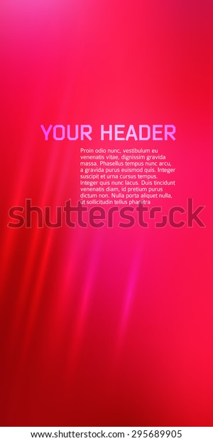 Red Background Advertising Brochure Design Elements: vector de stock ...