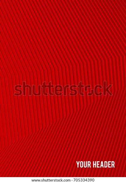 Red Background Advertising Brochure Design Elements Stock Vector ...