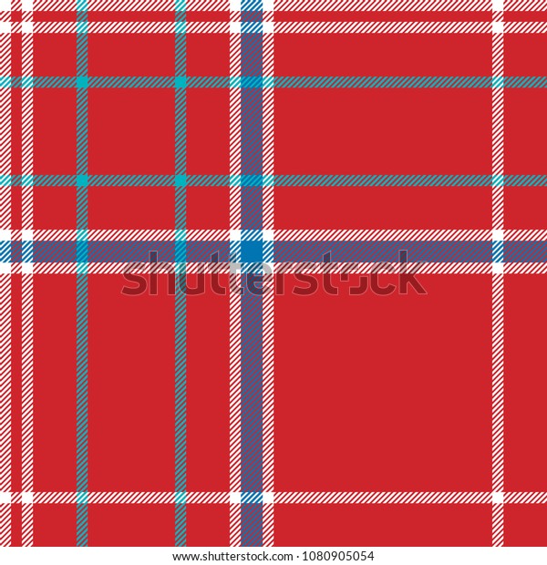 Red Background Check Fabric Texture Seamless Stock Vector (Royalty Free ...
