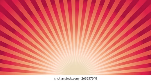 Red Background Half Sunburst Vector: vector de stock (libre de regalías ...