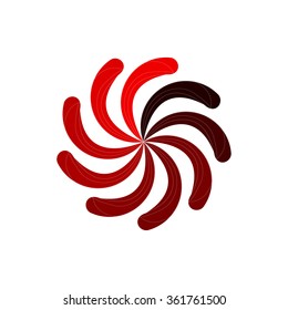 Red Background Logo Design Stock Vector Stock Vector (Royalty Free ...