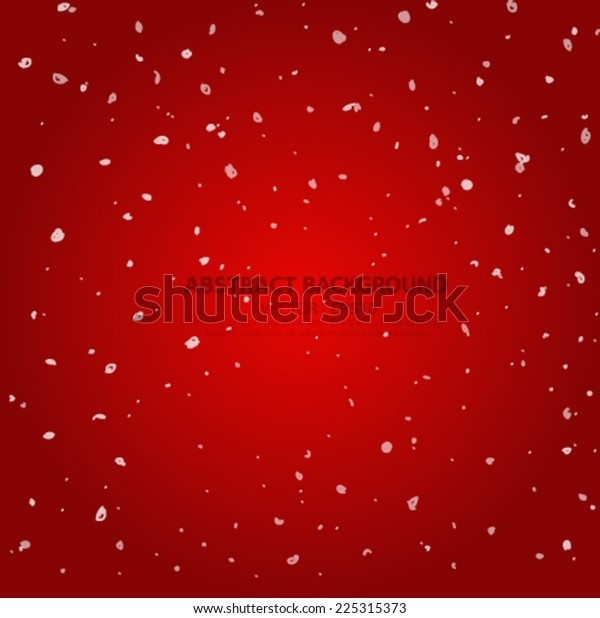 Red Background Snow Wind Blizzard Vector Stock Vector (Royalty Free ...
