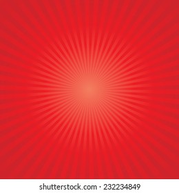 Red Background Sunburst Vector Stock Vector (Royalty Free) 232234849 ...