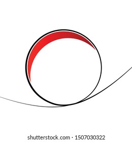 Red Ball Illustration Design Vector Decorative Stock Vector (Royalty ...