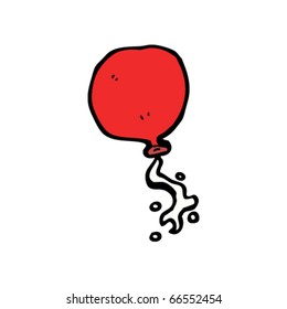 Red Balloon Cartoon Stock Vector (Royalty Free) 66552448 | Shutterstock