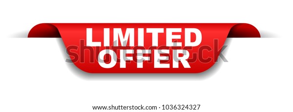 Red Banner Limited Offer Stock Vector (Royalty Free) 1036324327 ...