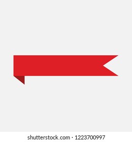 Red Banner Ribbon Icon Stock Vector (Royalty Free) 1223700997 ...