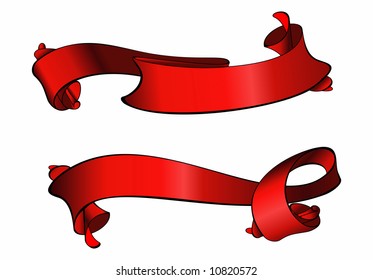 Red Banners Stock Vector (Royalty Free) 10820572 | Shutterstock