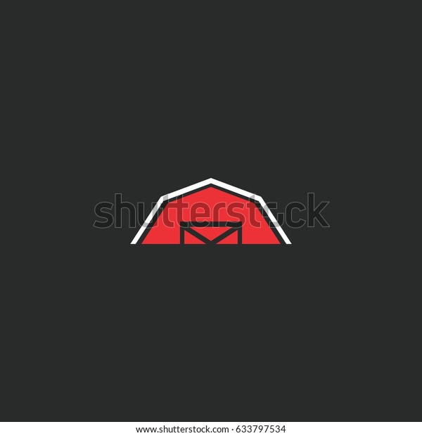 Red Barn Logo Stock Vector (Royalty Free) 633797534 | Shutterstock