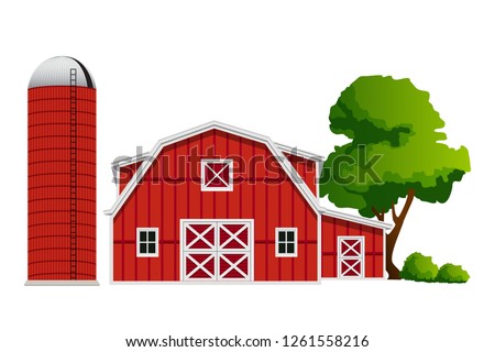 Red Barn Drawing | Free download on ClipArtMag