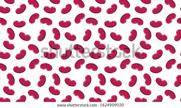 Red Bean Pattern Wallpaper Red Bean Stock Vector (Royalty Free ...