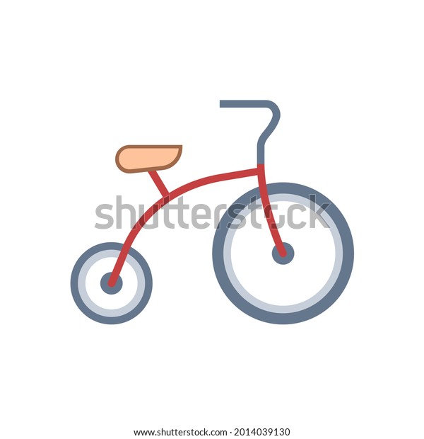 Red Bike Illustration Vector Graphic Template Stock Vector (Royalty ...