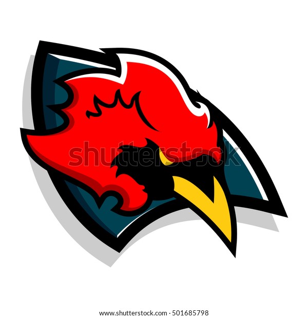 Red Bird Mascot Logo Stock Vector (Royalty Free) 501685798 | Shutterstock