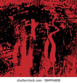 Red Black Ink Splash Background Vector Stock Vector (Royalty Free ...