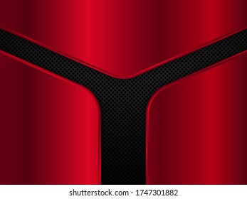 Red Black Metal Background Abstract Vector Stock Vector (Royalty Free ...