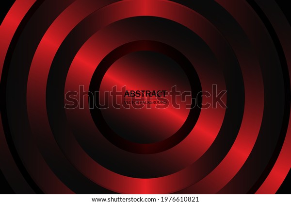 Red Black Metal Circles Texture Abstract Stock Vector (Royalty Free ...