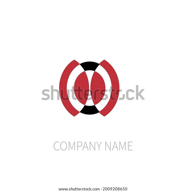 Red Black New Logo Design Art Stock Vector (Royalty Free) 2009208650 ...