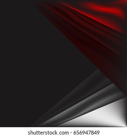 Red Black Silver Gradient Background Vector Stock Vector (Royalty Free ...
