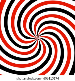 Red Black White Spiral Background Vector Stock Vector (Royalty Free ...