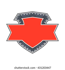 Red Blank Badge 2 Stock Vector (Royalty Free) 431203447 | Shutterstock