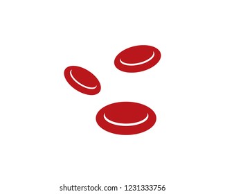 Red Blood Cell Logo Vector Icon Stock Vector (Royalty Free) 1231333756 ...