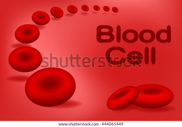 Red Blood Cells Graphic Vector Stock Vector (Royalty Free) 444065449 ...