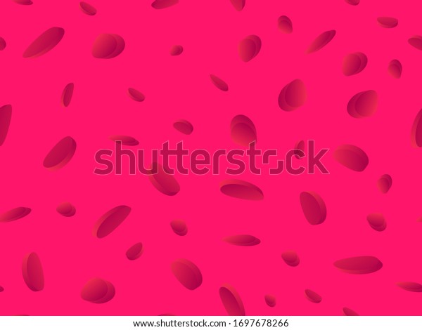 Red Blood Cells Seamless Pattern Blood Stock Vector (Royalty Free ...