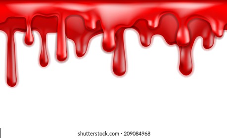 Red Blood Drips Seamless Patterns On Stock Vector (Royalty Free ...