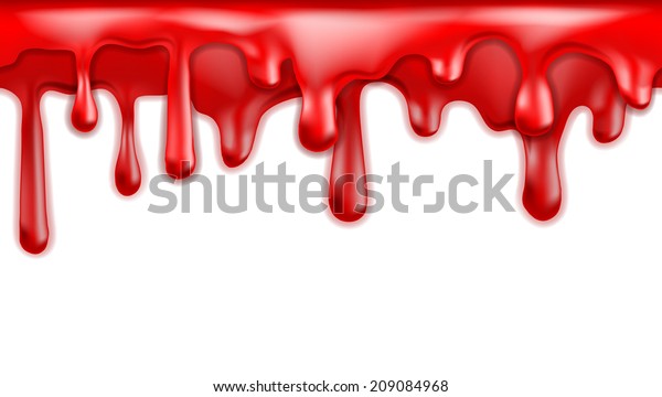 Red Blood Drips Seamless Patterns On Stock Vector (Royalty Free ...