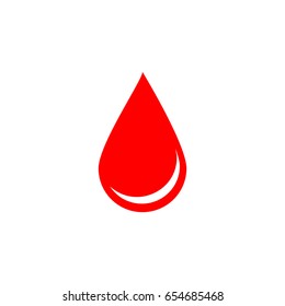 Red Blood Drop Symbol Vector File Stock Vector (Royalty Free) 654685468 ...