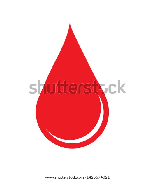 Red Blood Vector Icon Illustrations Stock Vector (Royalty Free ...
