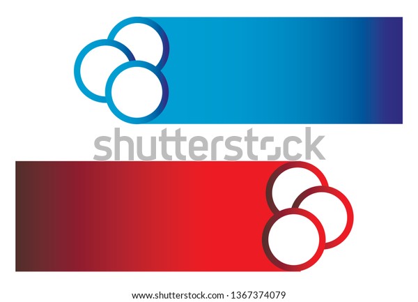 Red Blue Colorful Button Vector Color Stock Vector (Royalty Free ...