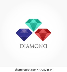 Red Blue Diamond Logo Vector Stock Vector (Royalty Free) 470524544 ...