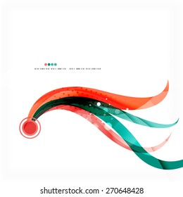 Red Blue Lines Background Modern Business Stock Vector (Royalty Free ...