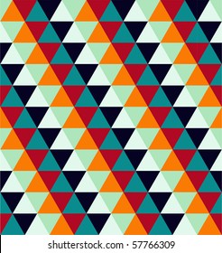 Red Blue Orange Green Abstract Triangle Stock Vector (Royalty Free ...