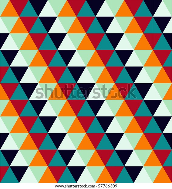 Red Blue Orange Green Abstract Triangle Stock Vector (Royalty Free ...