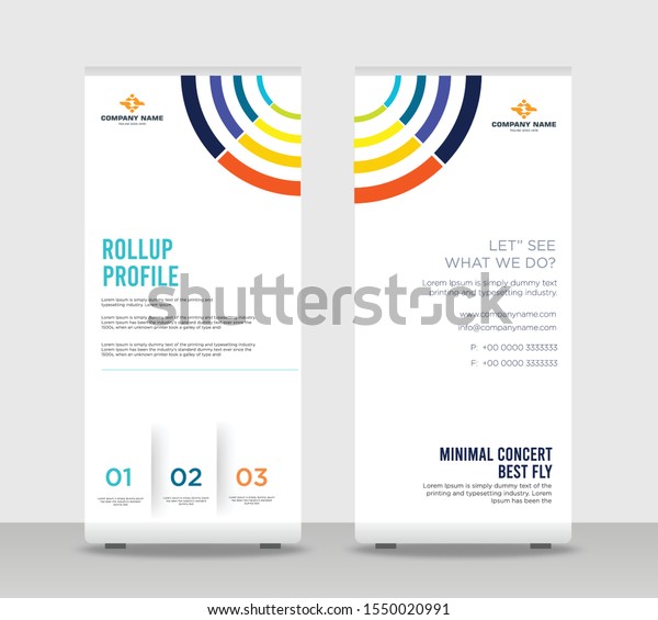 Red Blue Yellow Infographic Shapes Modern Stock Vector (Royalty Free ...