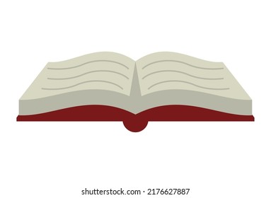 Red Book Open Library Icon Stock Vector (Royalty Free) 2176627887 ...