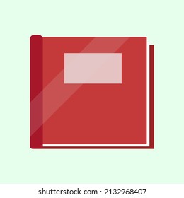 Red Book Vector Logo Illustration Suitable Stock Vector (Royalty Free ...