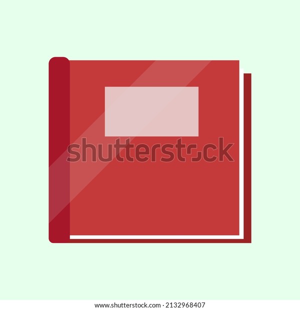 Red Book Vector Logo Illustration Suitable Stock Vector (Royalty Free ...