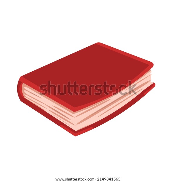 Red Books Icon Vector Illustration Stock Vector (Royalty Free ...
