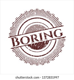 Red Boring Distressed Rubber Seal Texture Stock Vector (Royalty Free ...