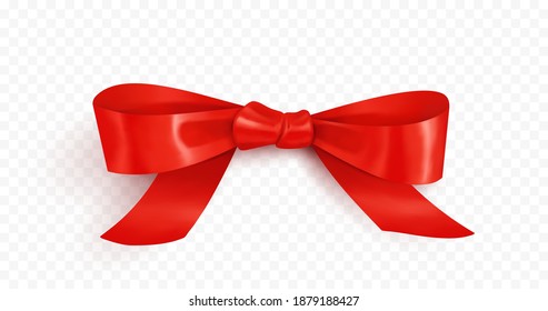 Red Bow Isolated Vector Illustration Stock Vector (Royalty Free ...