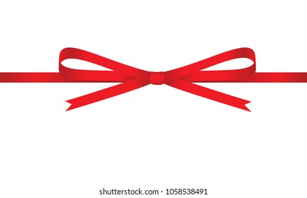 Small Red Bow Vector Illustration Stock Vector (Royalty Free) 35814397