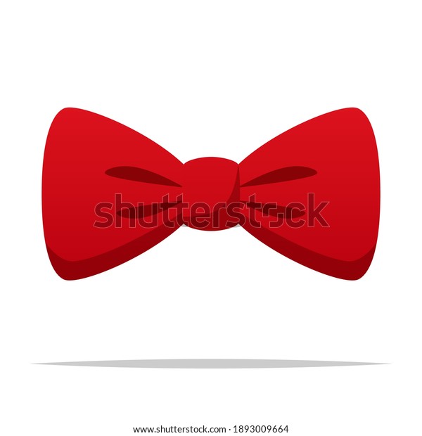 Red Bow Tie Vector Isolated Illustration Stock Vector (Royalty Free ...